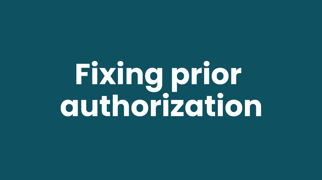 Fixing prior authorization - Redox 2025
